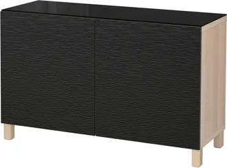 IKEA BEST&Aring; Aufbewahrung mit T&uuml;ren