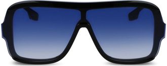 Victoria Beckham Sonnenbrille mit Farbverlauf - Schwarz