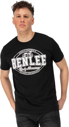 Benlee Rocky Marciano Herren T-Shirt Normale Passform Darien, Black/White, XXL
