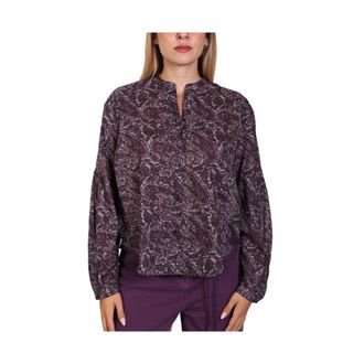 HUGO BOSS Boss - Chemises - Femme - Blouses et Chemises - Violet - Taille: 38 FR