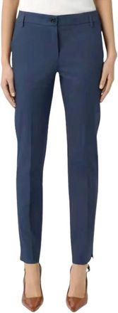 Marella Femme, Pantalons, Bleu, Taille: 48 FR Slim-fit Pantalons