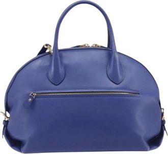 Ferragamo Sac &agrave; main en cuir doccasion - Femme - Pre-owned - Bleu - Taille: ONE Size