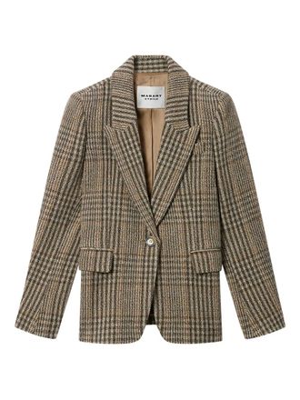 Isabel Marant Karierter Kerstin Blazer - Braun