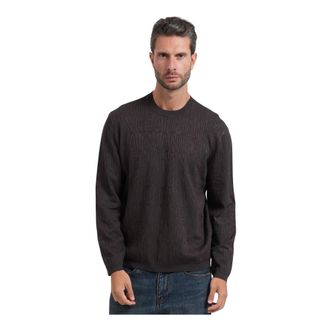 A|X Armani Exchange Pull en m&eacute;lange de viscose - Homme - Pulls - Gris - Taille: XL