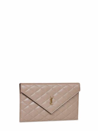 Saint Laurent Gaby Paris Clutch - Mud