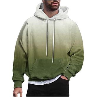 Generic Sweat à capuche à manches longues en polaire et coton pour homme - Coupe-vent - Vêtement de sport décontracté pour lentraînement et la course à pied, 