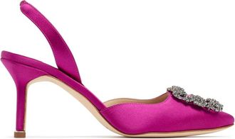 Manolo Blahnik Femme, Chaussures, Rose, Taille: 36 EU D&eacute;collet&eacute;