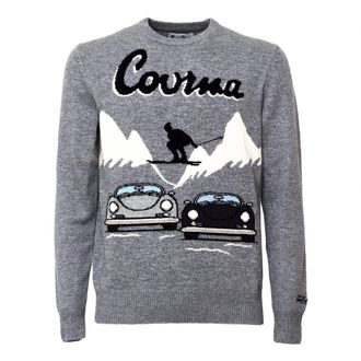 MC2 Saint Barth Heron Rundhals-Pullover - - Knitwear - Herren - Grau - M