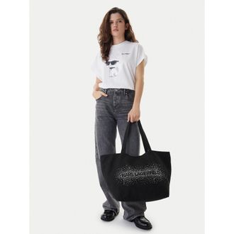 Karl Lagerfeld Handtasche KARL LAGERFELD B1W50087 Schwarz