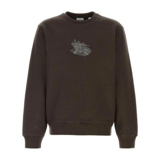 Burberry Braunes Sweatshirt aus Baumwollmischung - - Sweatshirts & Hoodies - Herren - Braun - S