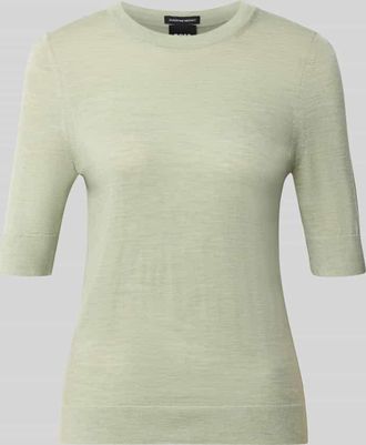 HUGO BOSS Regular Fit Pullover aus reiner Schurwolle Modell Farbella