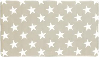 WENKO Wanneneinlage Stella Taupe - Antirutsch-Badewannenmatte mit Saugnäpfen, Kunststoff (TPR), 40 x 70 cm, Taupe