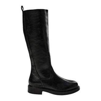 Sofie Schnoor Femme, Chaussures, Noir, Taille: 38 EU Bottes en cuir noir &agrave; talon massif