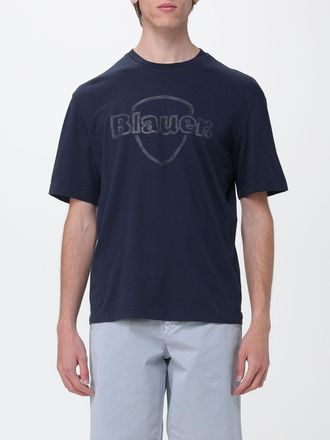 Blauer T-Shirt Herren Farbe Blau