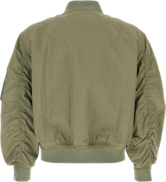 Givenchy Nylon Bomber Jacket - Olive Green
