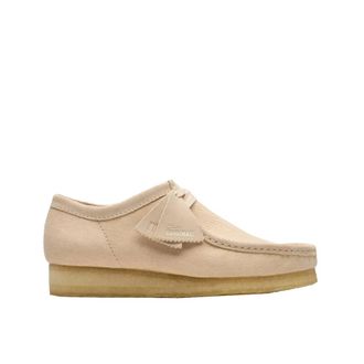 Clarks Stylische Wallabee Schuhe - - Shoes - Herren - Beige - 42 EU