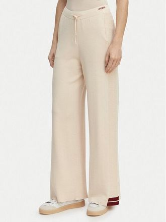 Guess Jogginghose V6GB06 Z0651 Beige Wide Leg