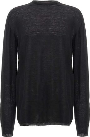 Rick Owens Rundhalspullover - Schwarz
