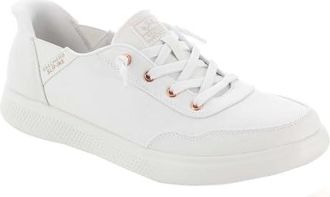 Skechers Femme Hands Free Slip-ins Bobs Skip B Cute Sweet Basket, Blanc Opulenter Garten, 36.5 EU Large