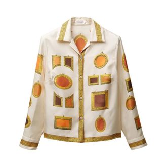 Versace Femme, Blouses et Chemises, Multicolore, Taille: 40 FR Top