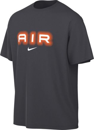 Nike Nike Herren Air Graphic T-Shirt, Anthracite/Safety Orange, L