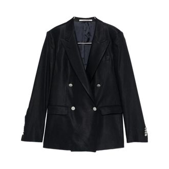 Tagliatore Zweireihiger Blazer - - Jackets - Damen - Blau - 2XL