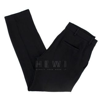 Vanessa Bruno Black Crepe Tailored Trousers Size XS