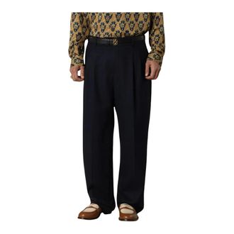 Dr&ocirc;le de Monsieur Flanell Golfer Hose - - Trousers - Herren - Blau - M