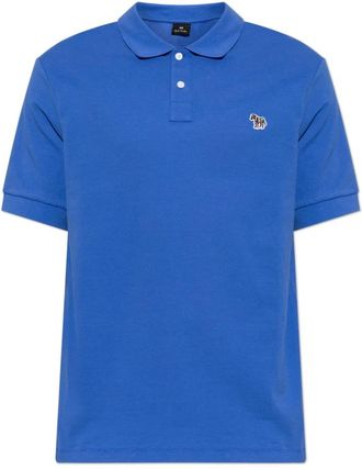 Paul Smith Homme, Tops, Bleu, Taille: XL Polo avec Patch