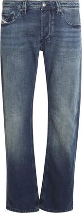 Diesel jean à patch logo - Bleu