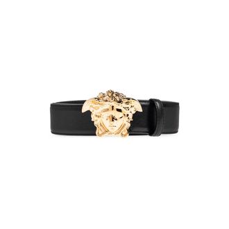 Versace La Medusa Lederg&uuml;rtel - - Accessories - Herren - Schwarzk - 90 CM