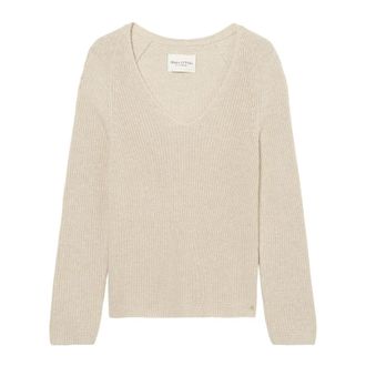 Marc O'Polo V-neck Strickware - - Knitwear - Damen - Beige - M
