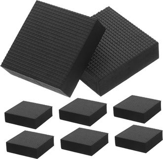 Angoily 8 St&uuml;ck Teiliges M&ouml;bel erh&ouml;hungsset rutschfeste Sto&szlig;d&auml;mpfende Gummipads f&uuml;r Sofa Stuhl Bett Vielseitige M&ouml;belst&uuml;tzen Stabile und Ger&auml;uscharme F&uuml;&szlig;e f&uuml;r