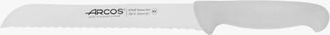 Arcos Serie 2900 - Brotmesser - Klinge Nitrum Edelstahl 200 mm - HandGriff Polypropylen Farbe Wei&szlig;e