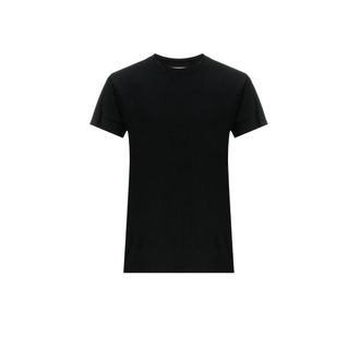 Saison 1865 T -Shirt Round Cotton Round Col - Schwarz