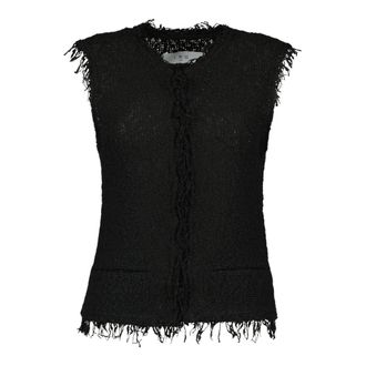 Iro Shanny Tweed Weste - - Suits - Damen - Schwarzk - L