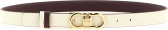 Ferragamo Doppio Gancini Belt - Plum