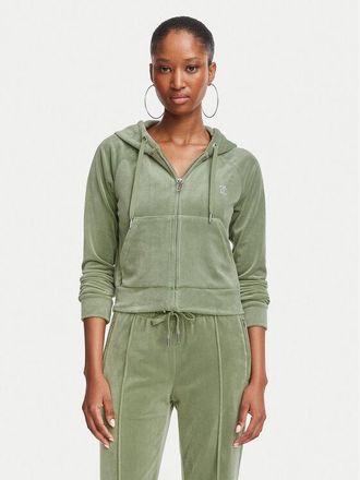 Juicy Couture Sweatshirt Madison JCWA122001 Dunkelgr&uuml;n Slim Fit