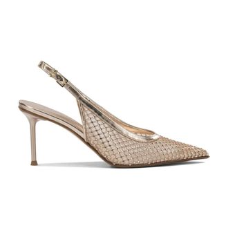 Sergio Levantesi Escarpin Greta6 en r&eacute;sille orn&eacute;e - Femme - Chaussures - Rose - Taille: 36 EU