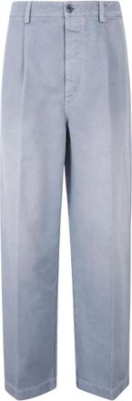 Marni Homme, Pantalons, Bleu, Taille: L Cropped Pantalons
