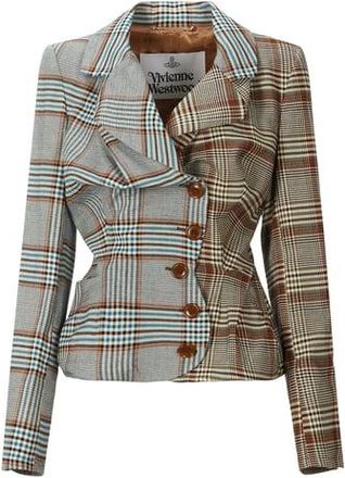 Vivienne Westwood Veste de tailleur Tartan en laine