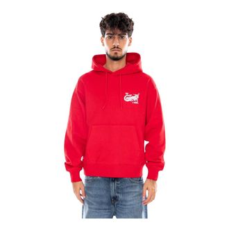 Vans Caballero Pullover - Homme - Sweatshirts et sweats &agrave; capuche - Rouge - Taille: S