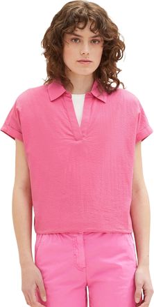 Tom Tailor Damen 1036690 Bluse, 31647 - Nouveau Pink, 38