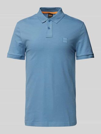 Boss Orange by Hugo Boss Poloshirt mit Label-Detail Modell Passenger
