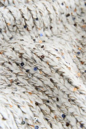 Next Strickjacke Weiche Strickjacke im Grobstrick mit Pailletten (1-tlg)