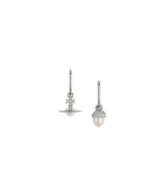 Vivienne Westwood Ohrringe - Orb Pendant Silver-Tone Drop Earrings - Gr. unisize - in Mehrfarbig - f&uuml;r Damen