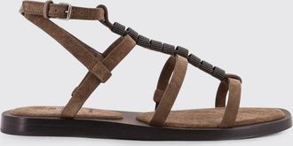 Brunello Cucinelli Sandales &agrave; Talons BRUNELLO CUCINELLI Femme couleur Boue