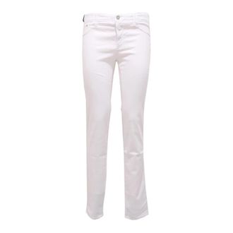 Armani Slim Fit Comfort Fabric Orchid Hose - - Jeans - Damen - Wei&szlig; - W26