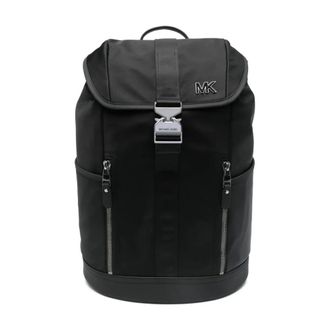 Michael Kors Homme, Sacs, Noir, Taille: ONE Size Sac à dos aviateur double zip