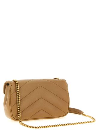 Saint Laurent Loulou Shoulder Bag - Camel